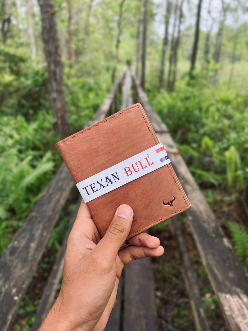 Texan Bull RFID Signal Blocking Hipster Mens Wallet HTR-RF155-TN ...